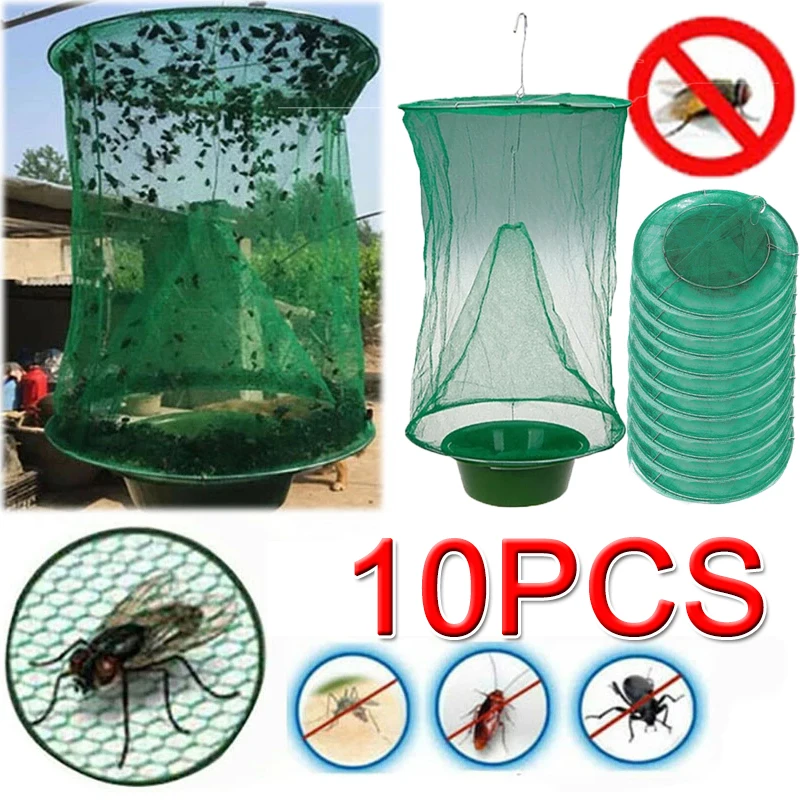 1-4-6-8PCS-Fly-Catcher-Killer-Pest-Control-Reusable-Hanging-Fly-Trap ...