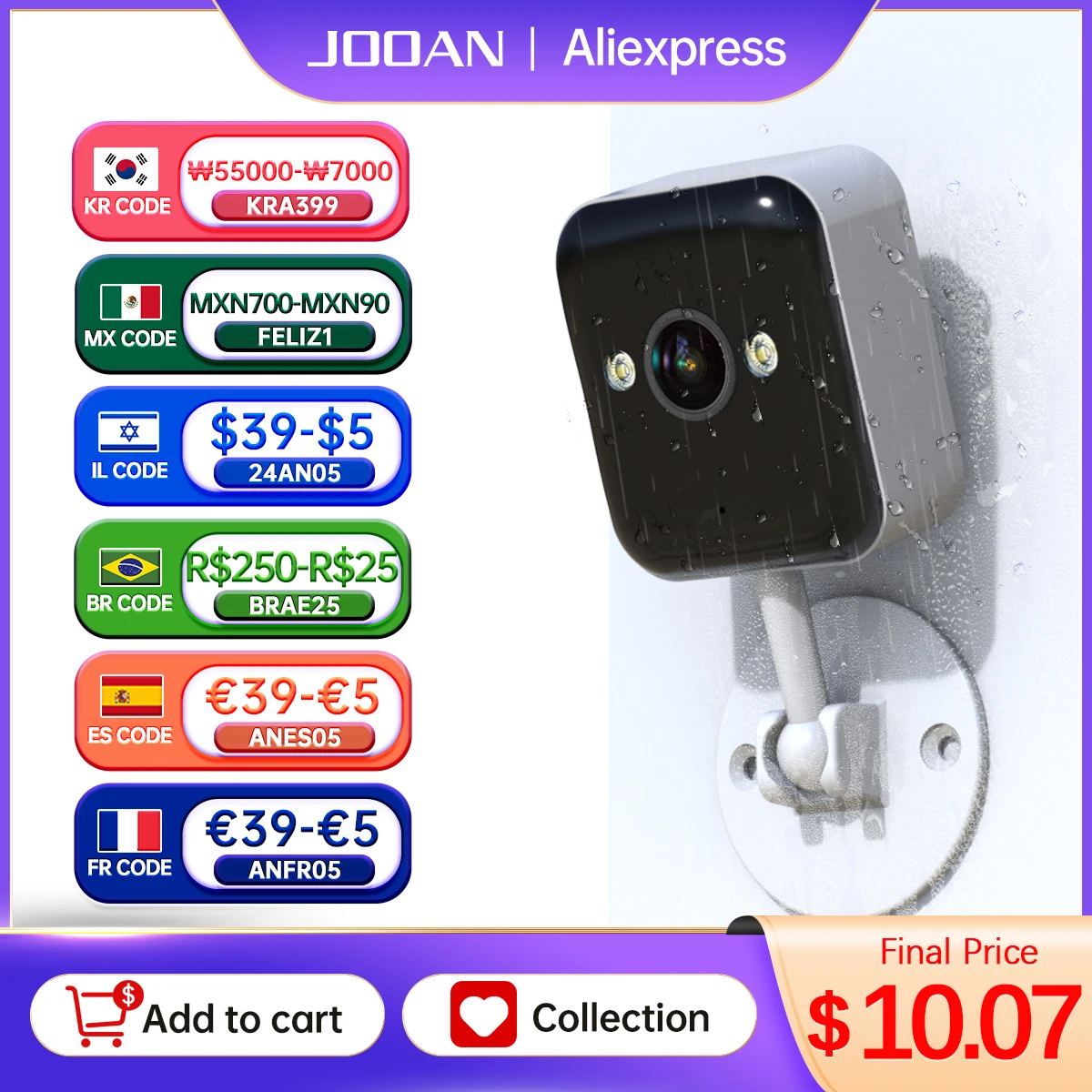 JOOAN-1080P-PTZ-Camera-Waterproof-Security-CCTV-Surveillance-Camera ...