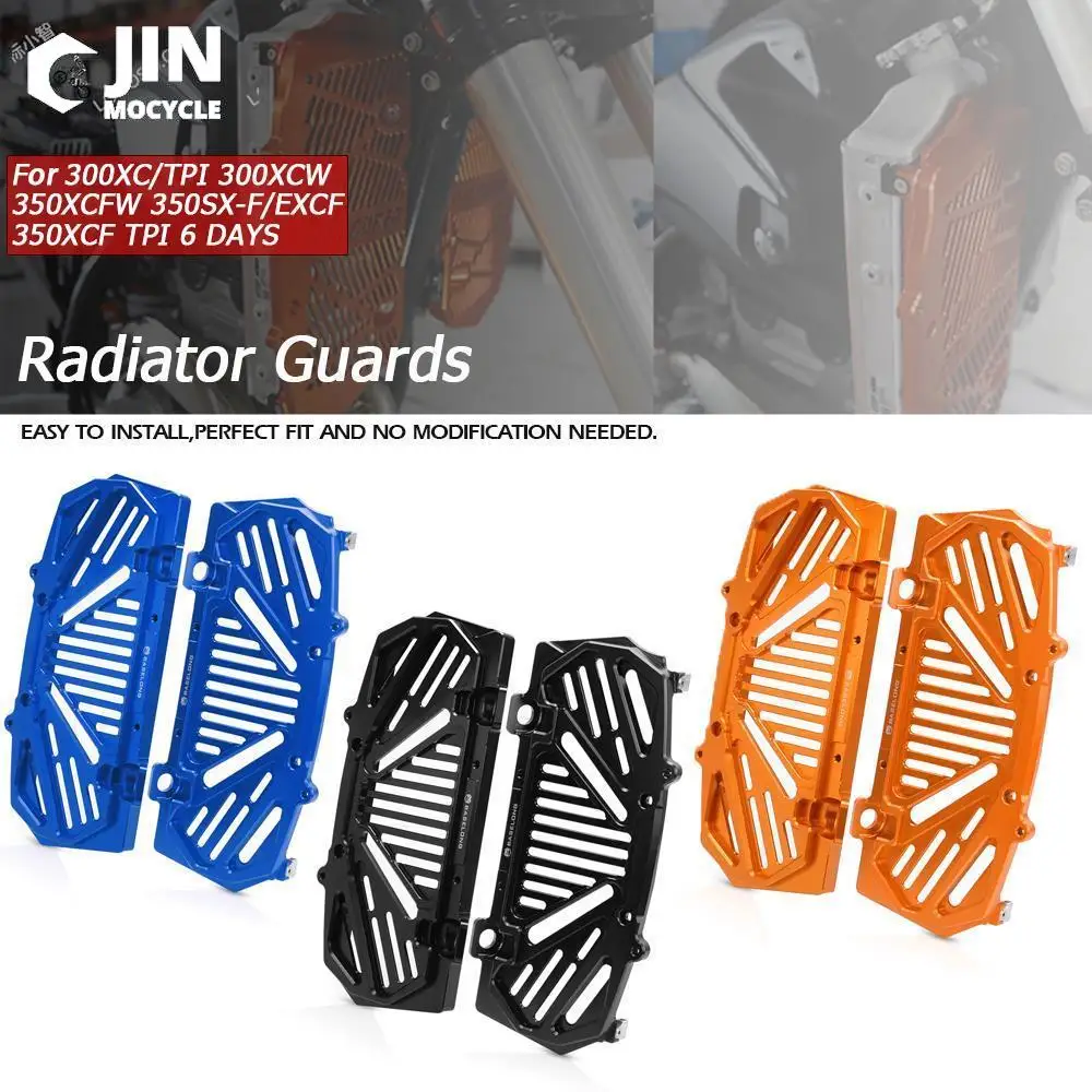 CNC-Dirt-Bike-Parts-Motorcycle-Radiator-Grille-Guared-Protection-Cover ...
