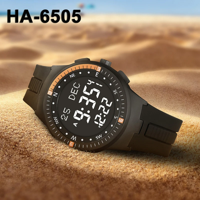 HA-6505-Al-Harameen-Muslim-Azan-Watch-for-Prayer-with-Qibla-Compass ...