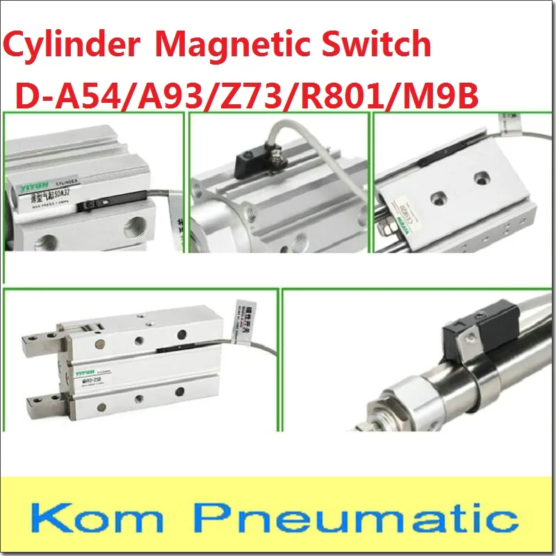 SMC Type Air Pneumatic Cylinder Magnetic Reed Switch Sensor D-A93 D-M9B ...