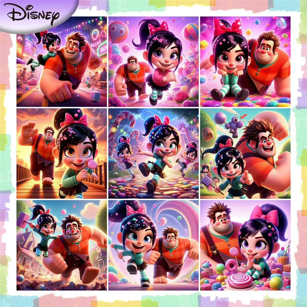 Disney-Wreck-it-Ralph-Diamond-Painting-Cartoon-Full-Square-Round-Drill ...