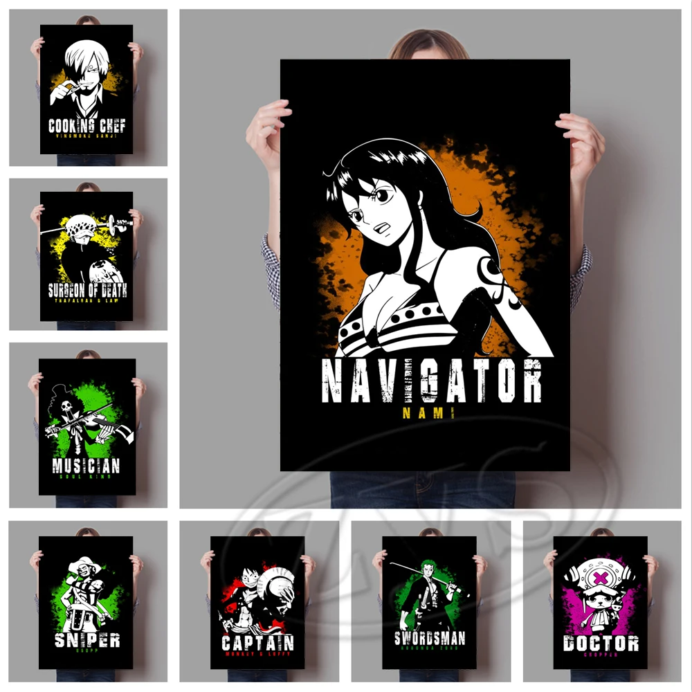 Anime-Canvas-Modern-One-Piece-Picture-Home-Decoration-Nami-Painting ...