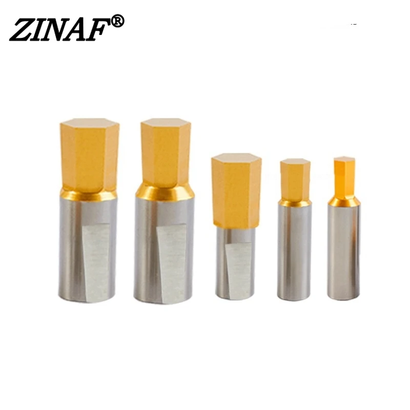 CT08 CT16 HSS-TiCN Rotary Broach Punching Cutter 8mm 16mm Shank Inner ...
