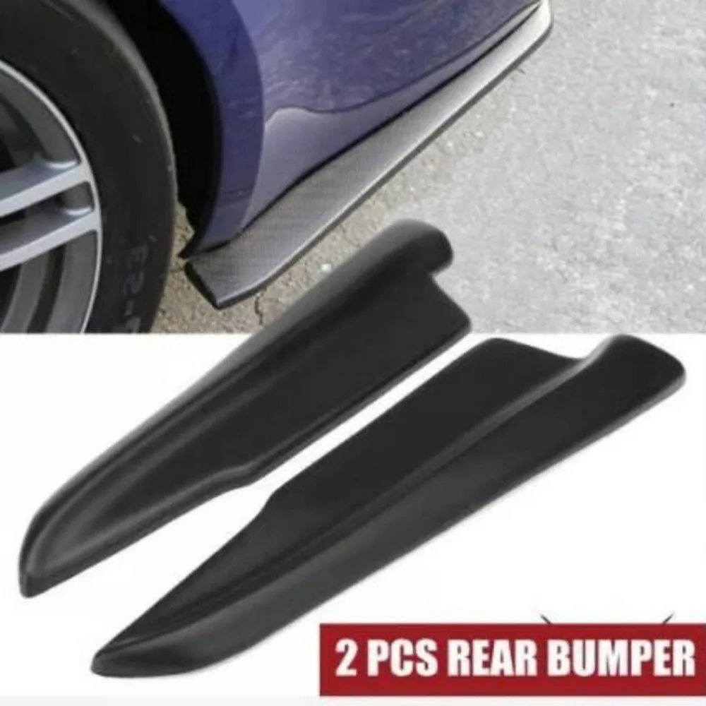 Universal Car Rear Bumper Spoiler Diffuser Splitter Scratch Protector ...