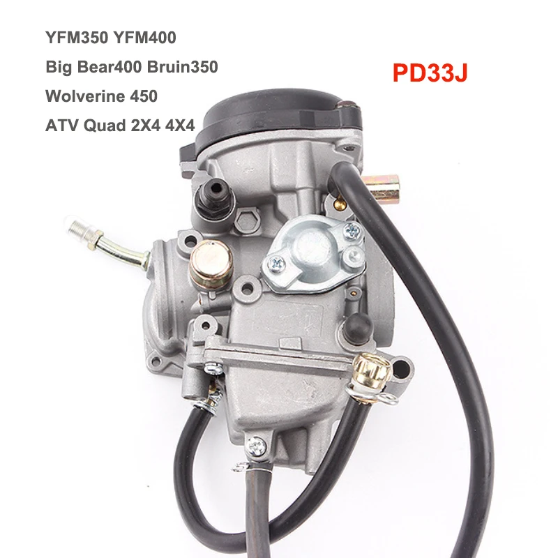 How to Install a Carburetor Pd33j Yfm For Yamaha Yfm350 Yfm400 2001 ...
