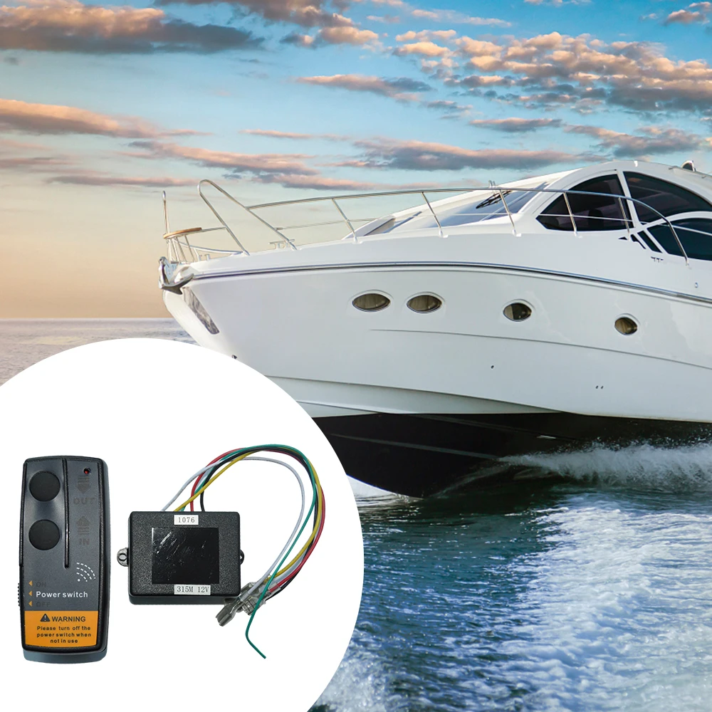 12V-Marine-Boat-Wireless-Remote-Control-Switch-Kit-Anchor-Winch ...