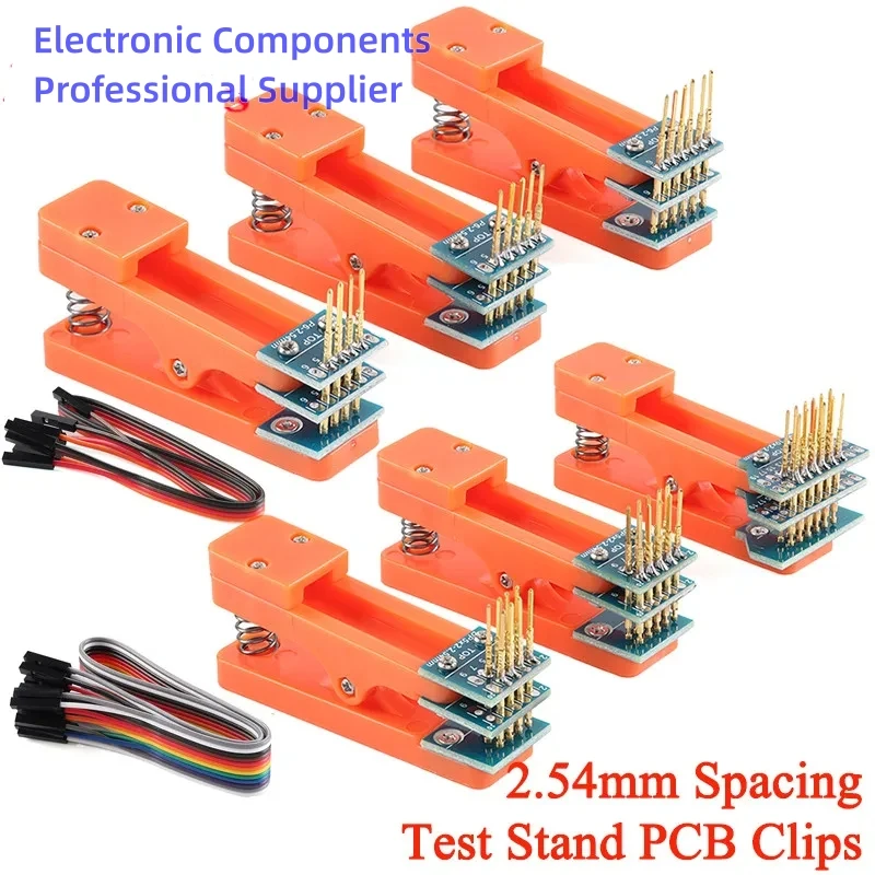 Test-Stand-PCB-Clip-2-54mm-Spacing-Clamp-Burning-Fixture-Probe-Pogo-Pin ...