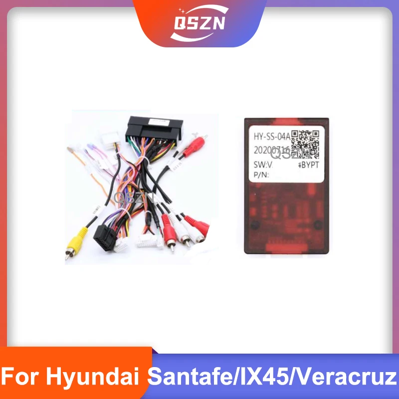 Car-Android-16Pin-Wiring-Harness-Cable-Adapter-With-Canbus-Box-For ...