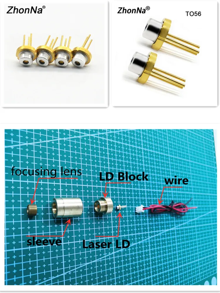 532nm 35mW Green Laser Module 3-5V Copper Laser Spot Irradiation ...