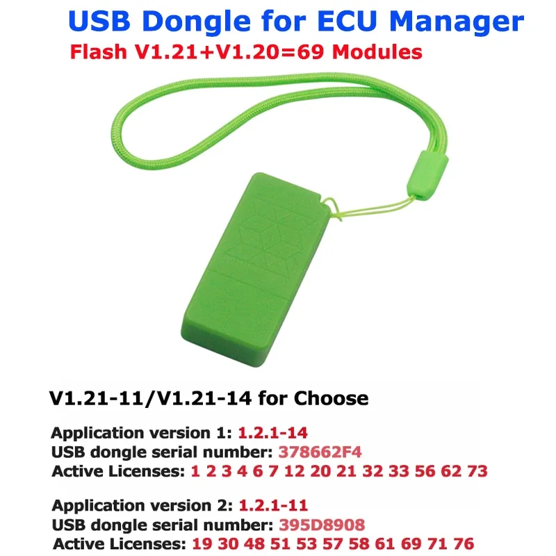 SM2 PRO USB Dongle V1.21 With 69 Module Auto ECU Programmer PCMFlash ...