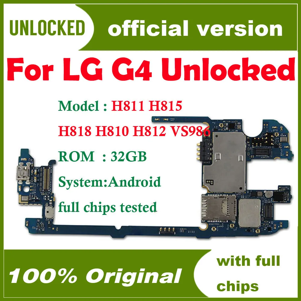 Spedizione gratuita 32gb per scheda madre LG G4 H815, originale ...