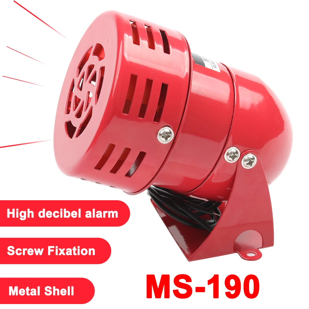 12V-DC-24V-DC-220V-AC-110V-AC-Red-Mini-Metal-Motor-Siren-Industrial ...