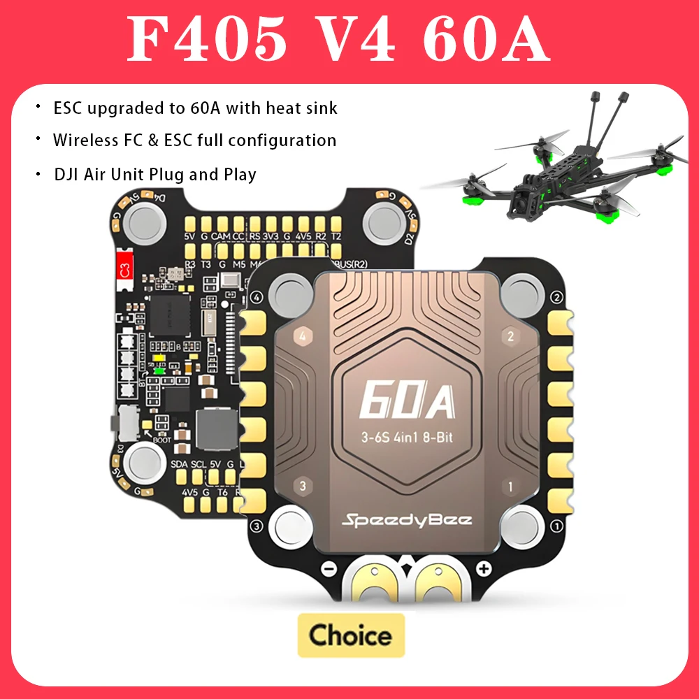 SpeedyBee-F4-V4-60A-Wireless-Bluetooth-FPV-Racing-Drone-SpeedyBee-4in-1 ...