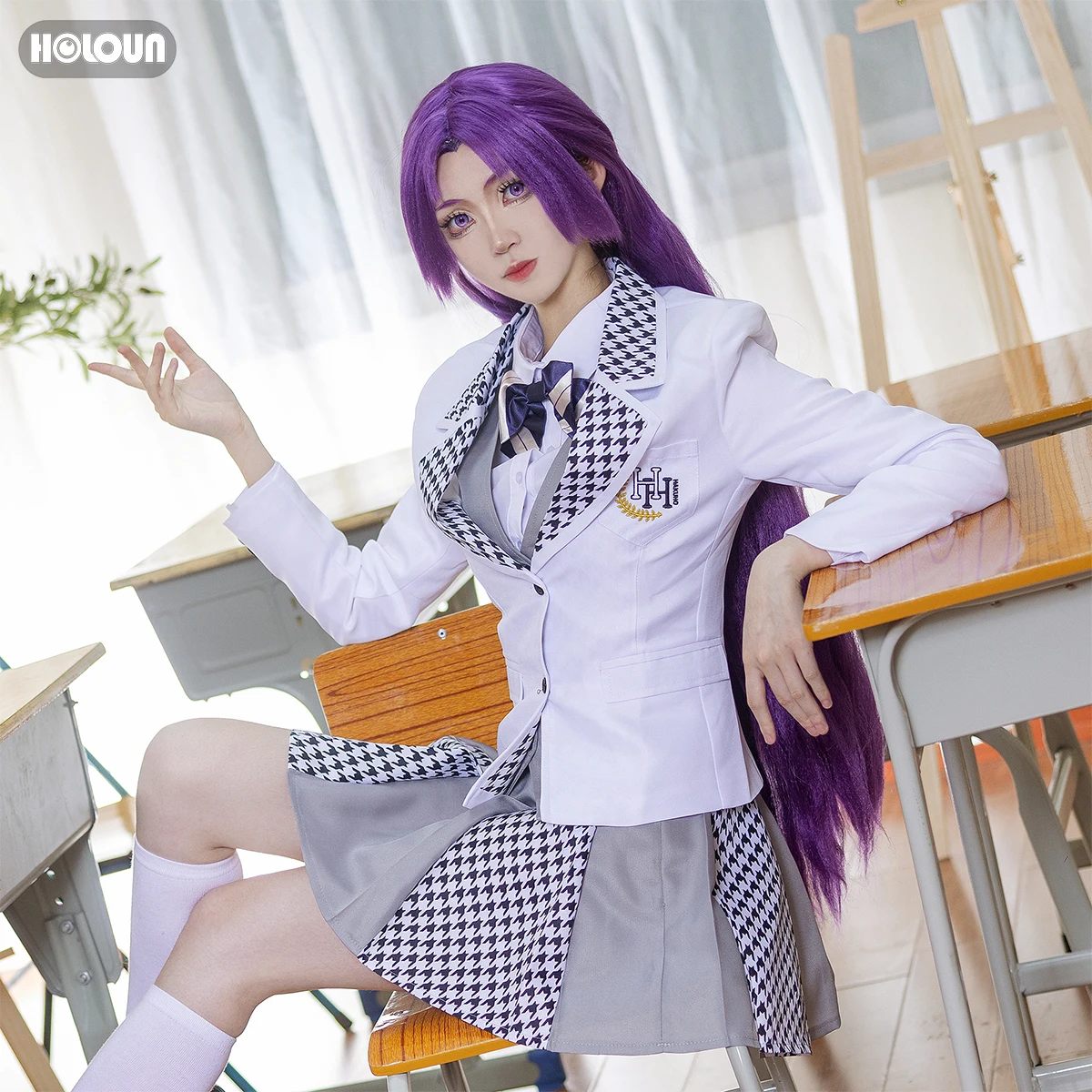 HOLOUN-Blue-Lock-Anime-Reo-Mikage-Cosplay-Costume-Wig-School-Uniform ...