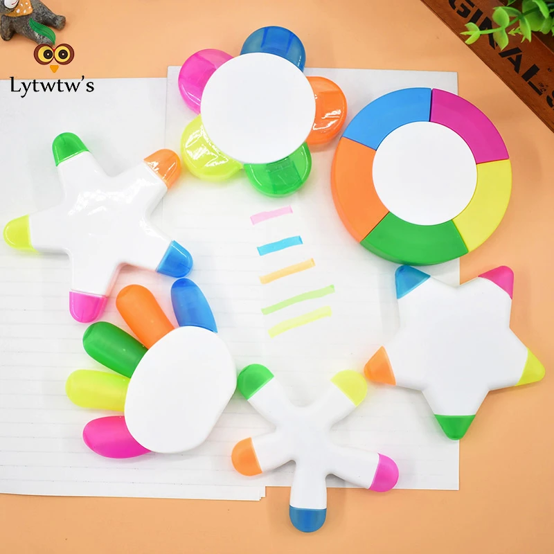 Star Highlighters Markers | Highlighters Markers Kids | Stationery ...