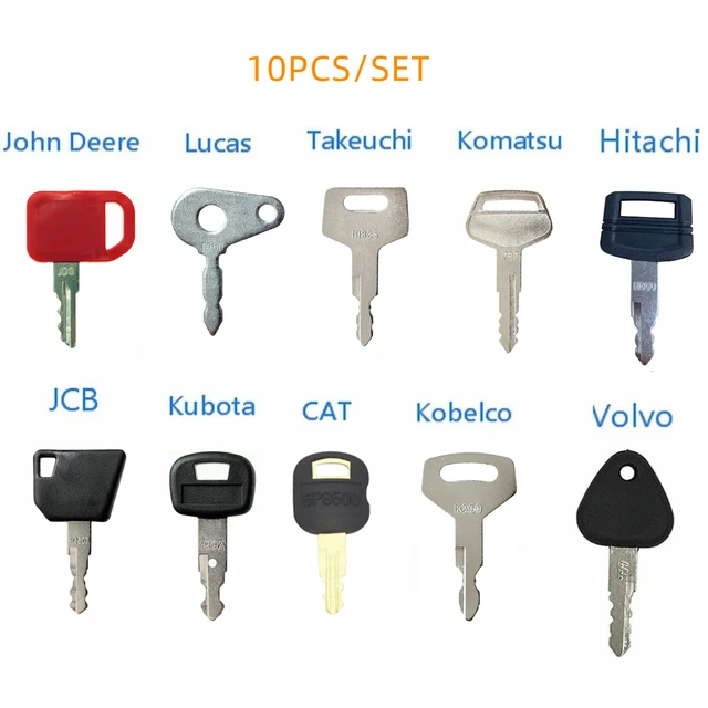 Equipment Keys 28 PCS Heavy Equipment Key Set - Master Keys For ...