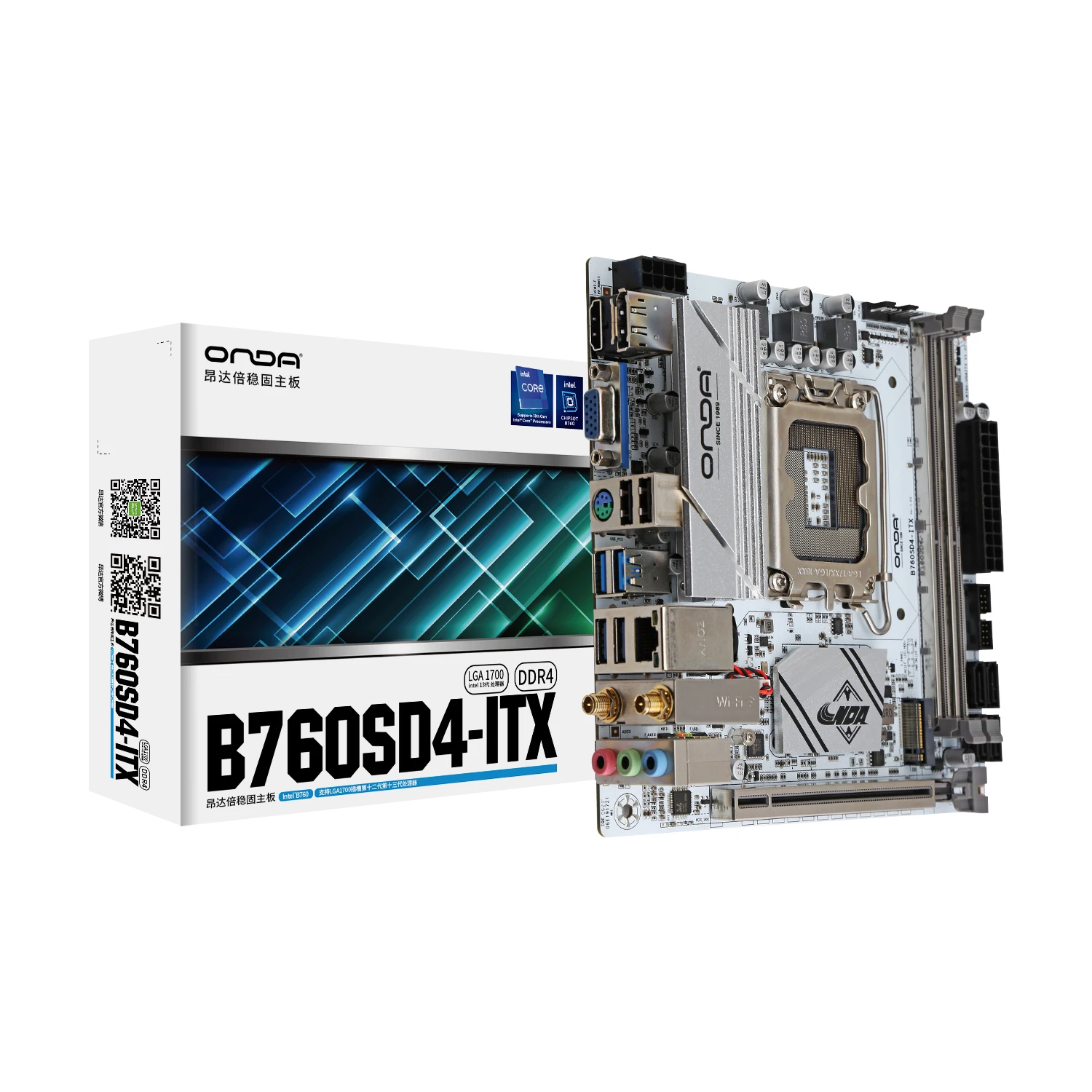 B760 mini itx Motherboard B760SD4-ITX-W LGA1700 for 12th 13th Gen ...