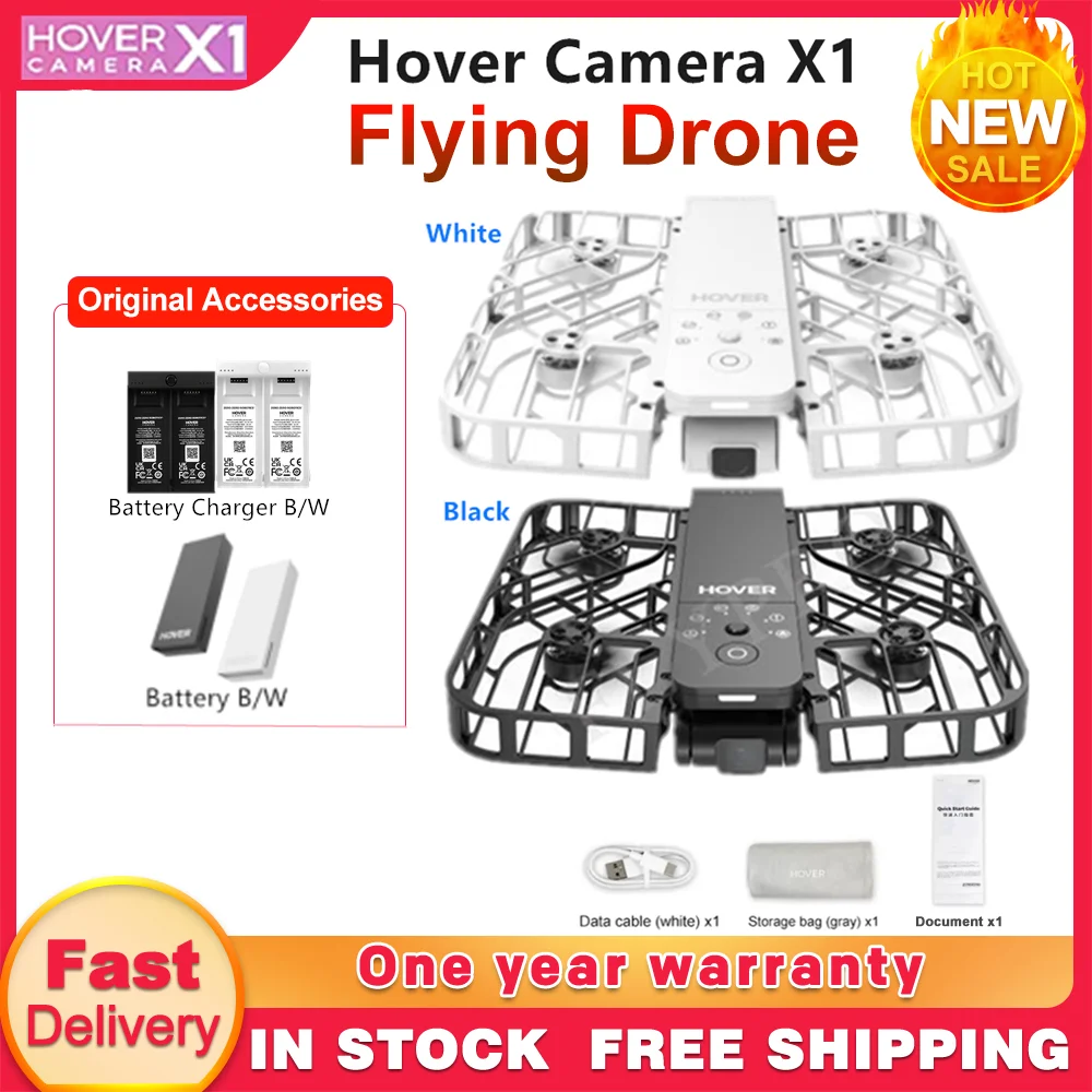 HoverAir-X1-Ultra-Light-Foldable-Flying-Drone-Camera-Portable-Unlock ...