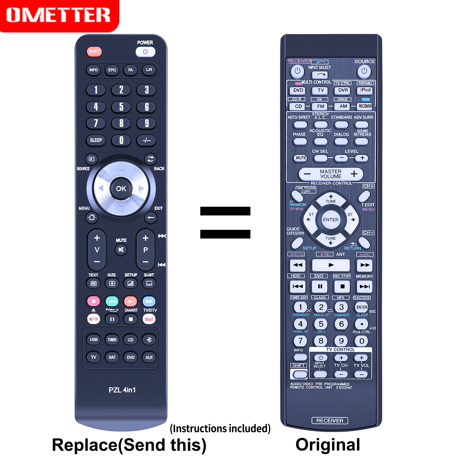 XXD3147-Remote-Control-For-Pioneer-VSX817-VSX-817-K-VSX-418-A-VSX817K ...