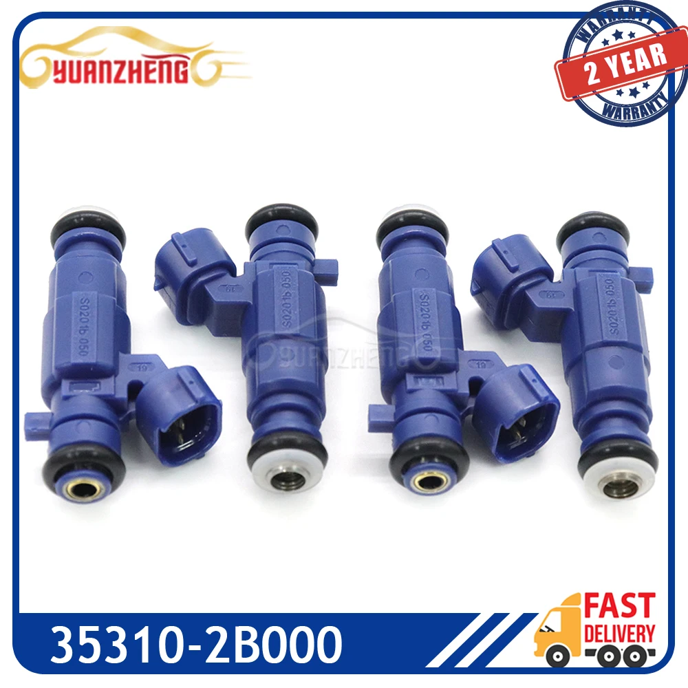 4pcs/lot Car Fuel Injector Nozzle 35310 2B000 Fit For Hyundai i20 i30 ...