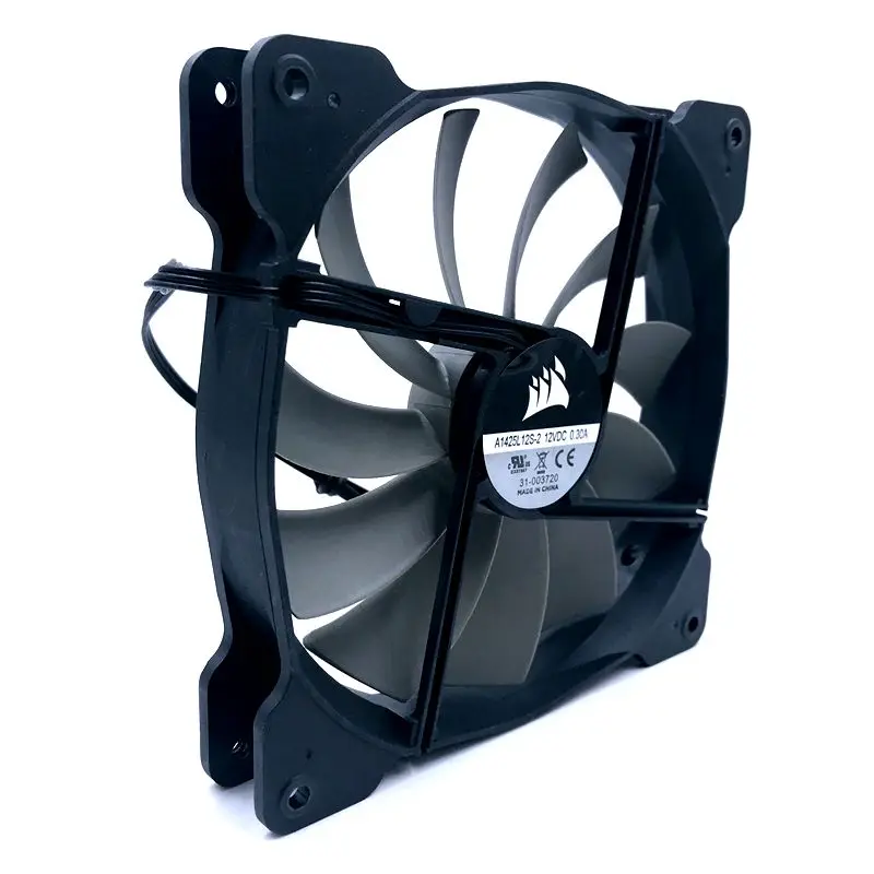 14cm-Dc-12v-Fans-140mm-Quiet-Cooling-Fan-140-140-25mm-DC12V-0-30A-for ...