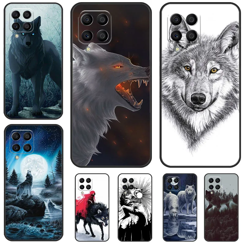 Wolf-Art-Case-For-Samsung-Galaxy-M13-M33-M23-M53-M30s-M31s-M12-M32-M52 ...