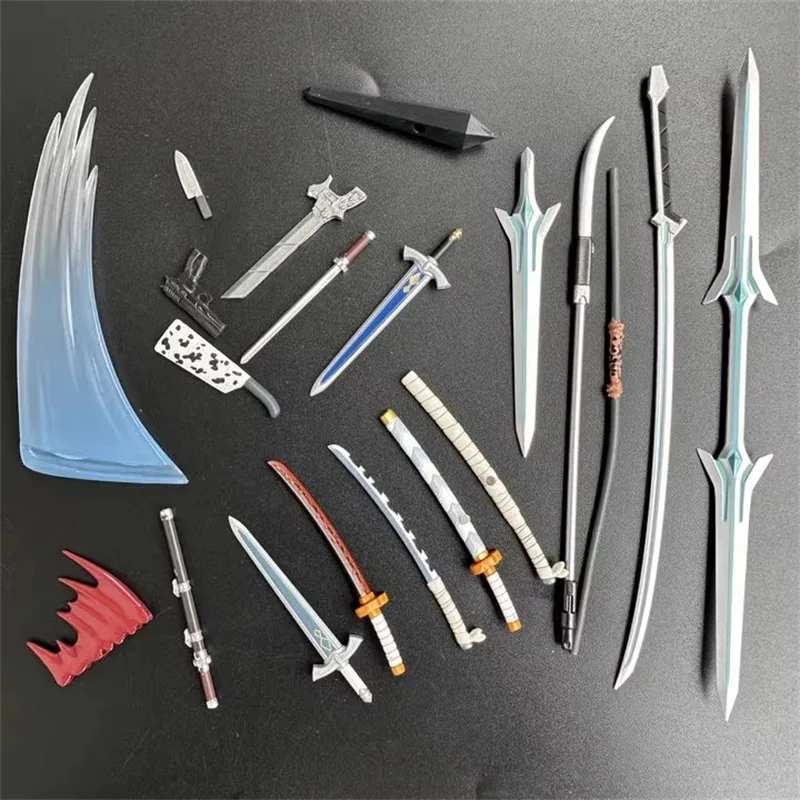 1/18 Scale Soldier Weapon Sword Blade Special Effects Ornament Plastics ...