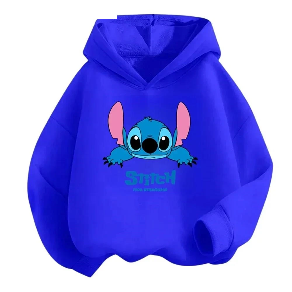 Suéter de moda urbana para niños de Disney Stitch, camisetas para niños ...