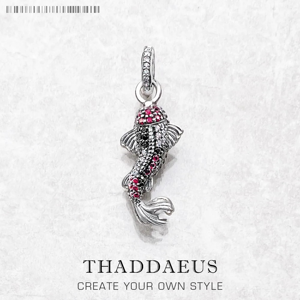 Red-Koi-Fish-925-Sterling-Silver-Pendant-para-Mulheres-Soul-Gift-J-ias ...