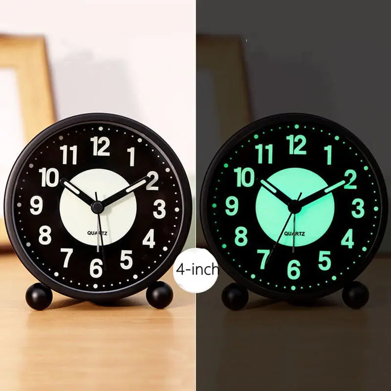 Luminous-Silent-Alarm-Clock-Children-Bedside-Electronic-Clock-Without ...