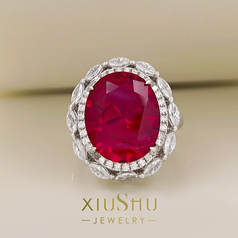 12-Carat-Vintage-Court-Artificial-Pigeon-Blood-Ruby-Ring-Jewelry-Inlay ...