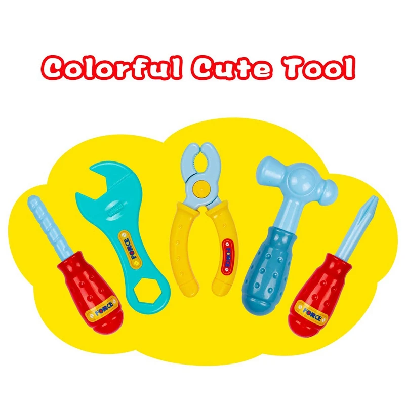 Kids Tool Bench Toy Set Toddler Engineer Role-Play Workbench Pretend ...