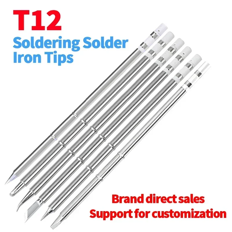 T12-Soldering-Solder-Iron-Tips-T12-Series-Iron-Tip-For-Hakko-FX951-STC ...
