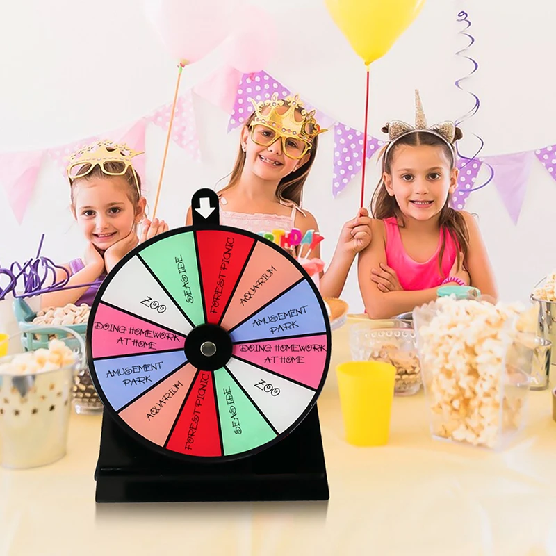 Wheel-Prize-Spin-Game-Fortune-Party-Turn-Plate-Wall-Carnival-Raffle-The ...