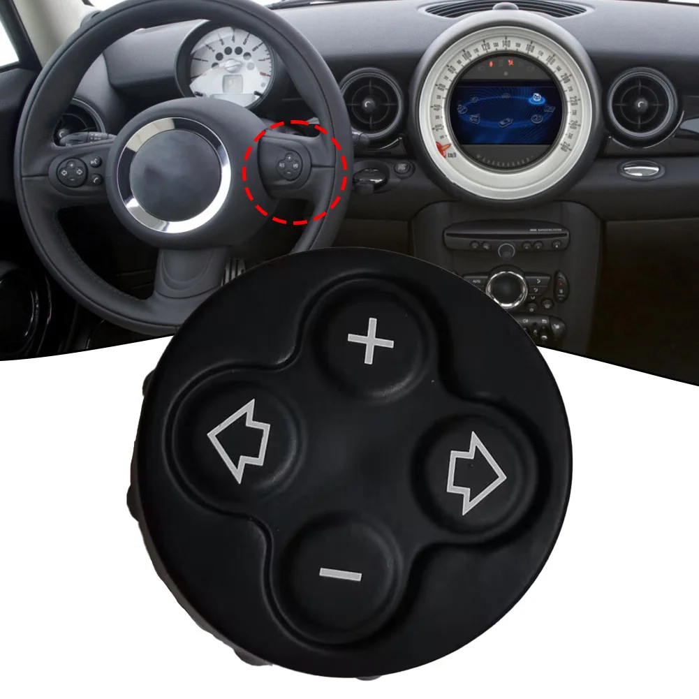 Car-Steering-Wheel-Volume-Control-Switch-Push-Button-Cover-For-BMW-For ...