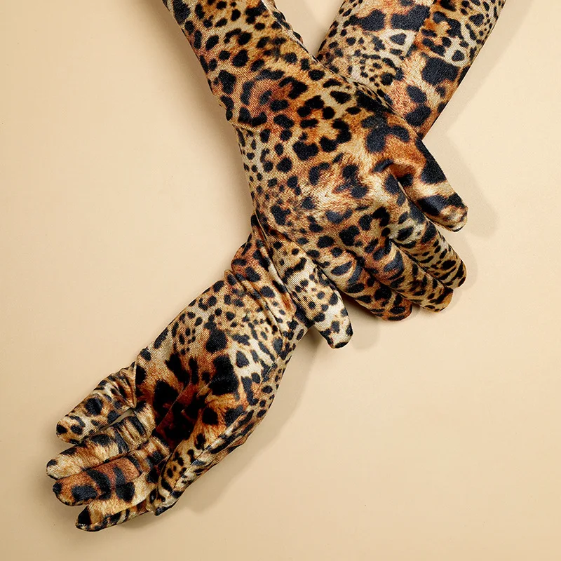 Women Gloves Leopard Print | Leopard Print Gloves Mittens | Leopard ...