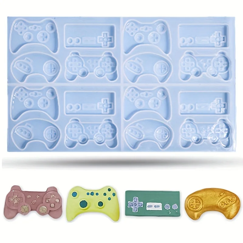 Controller-Silicone-Resin-Molds-16-Cavity-Video-Game-Controller-Molds ...