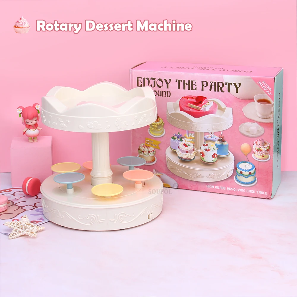 Dropshipping Rotary Dessert Machine Automatic Revolving Sushi Cake ...