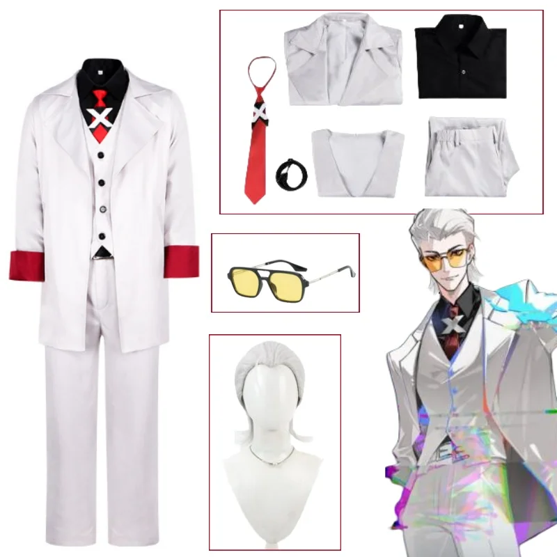 Anime To Be Hero X Cosplay Costume X White Uniform Wig Glasses ...