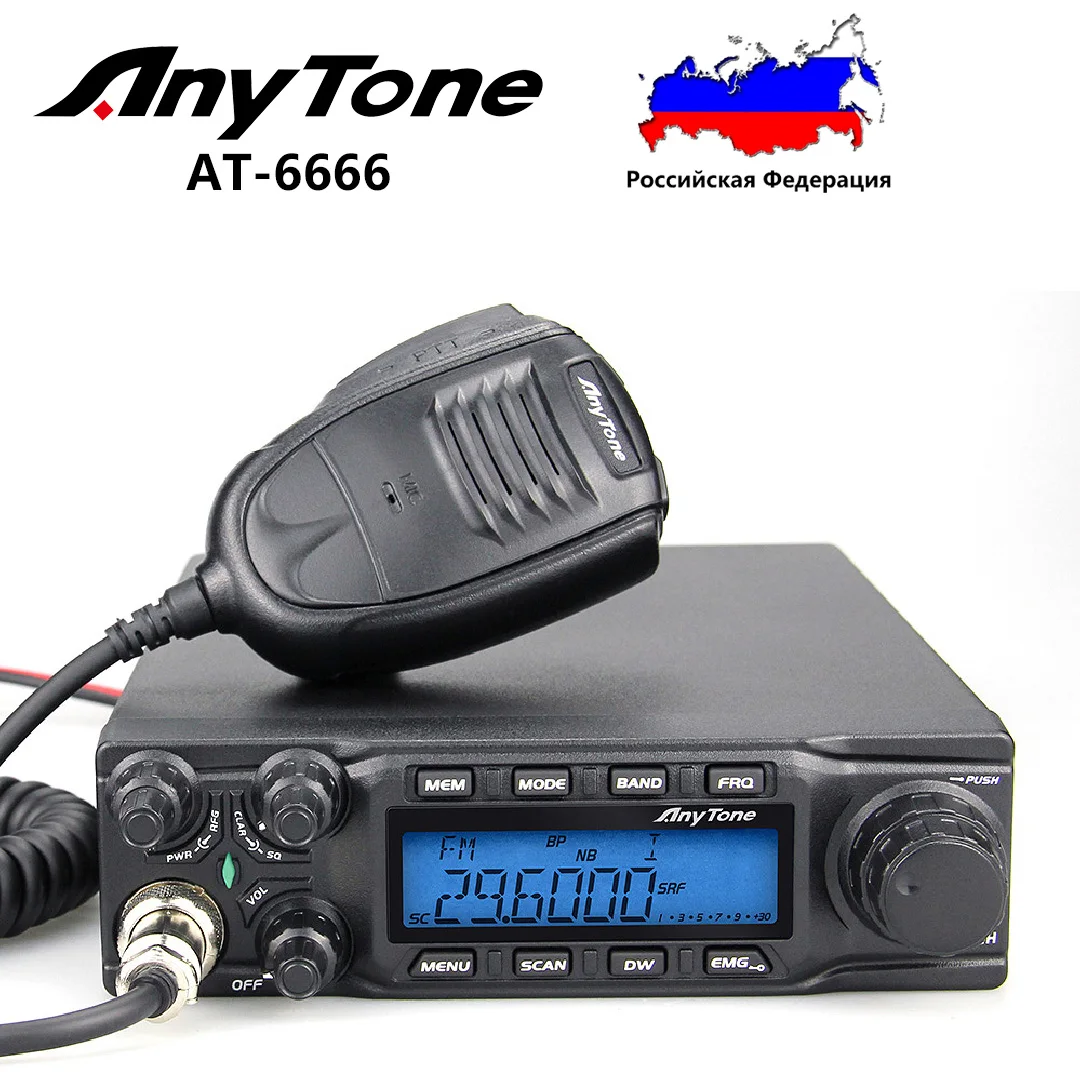 AnyTone-transceptor-m-vil-AT-6666-AM-FM-SSB-PEP-PA-de-60-vatios-Estaci ...