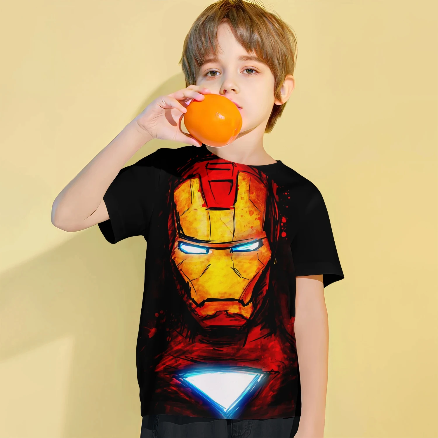 Summer-Kids-Cartoon-Iron-Man-Tops-Tees-3D-Print-Tshirt-Children-Casual ...