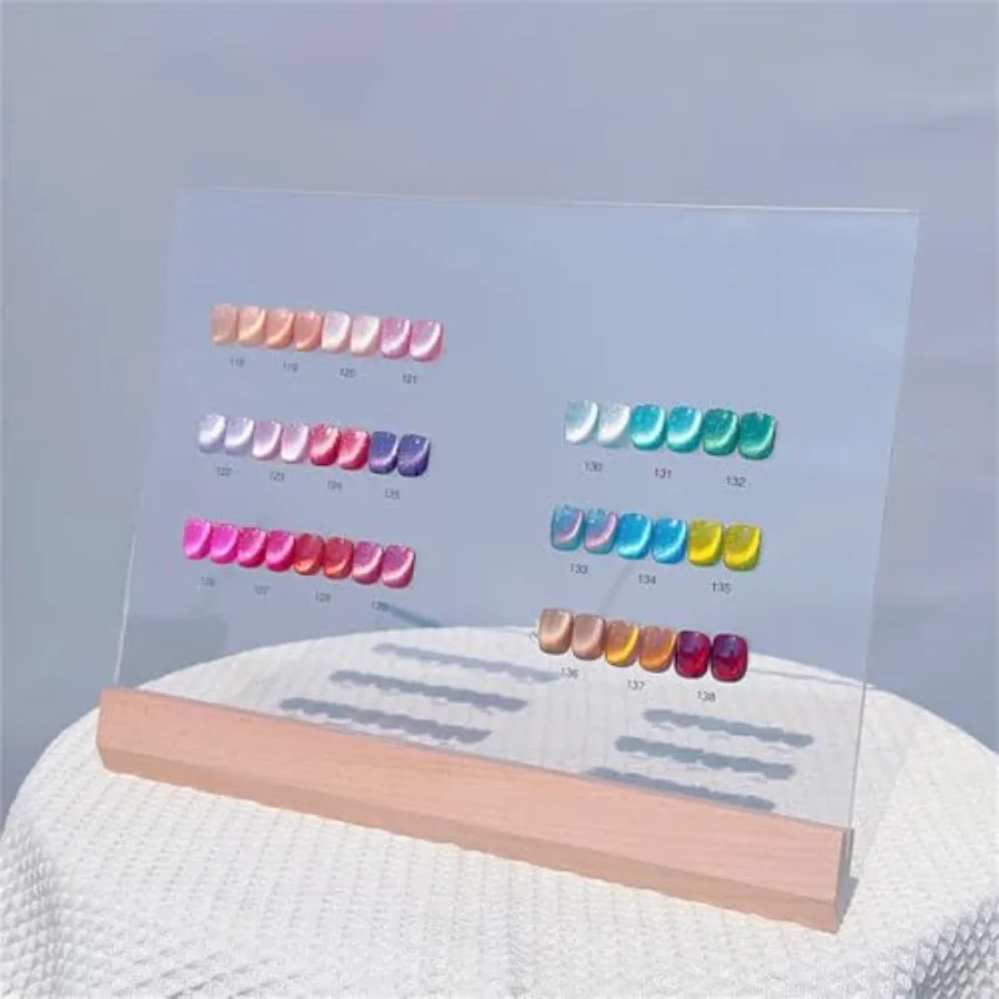 DIY Acrylic Nail Art Sample Display Board with Transparent Design for ...