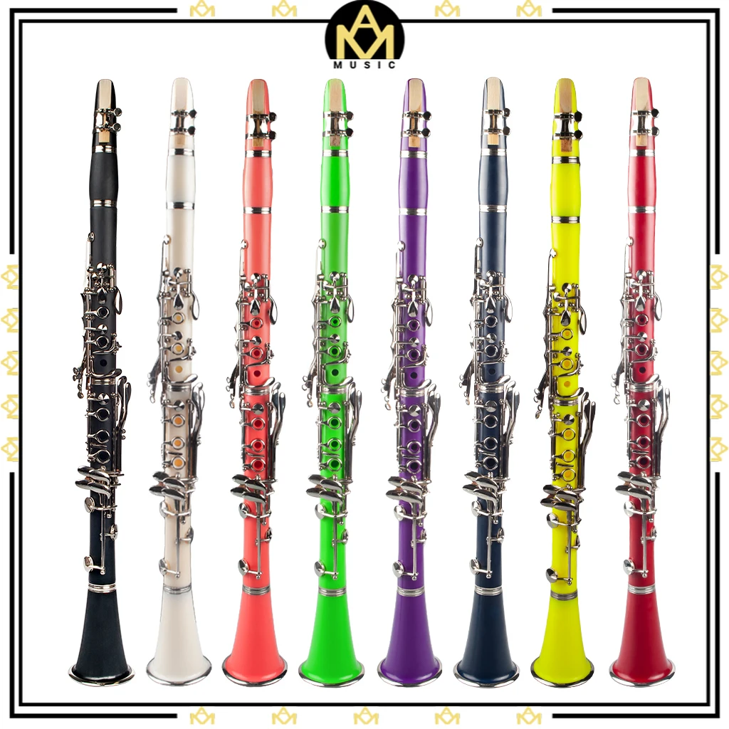 Professional Bb 17-key Clarinet Abs Clarinet Cupronickel Plated Nickel ...