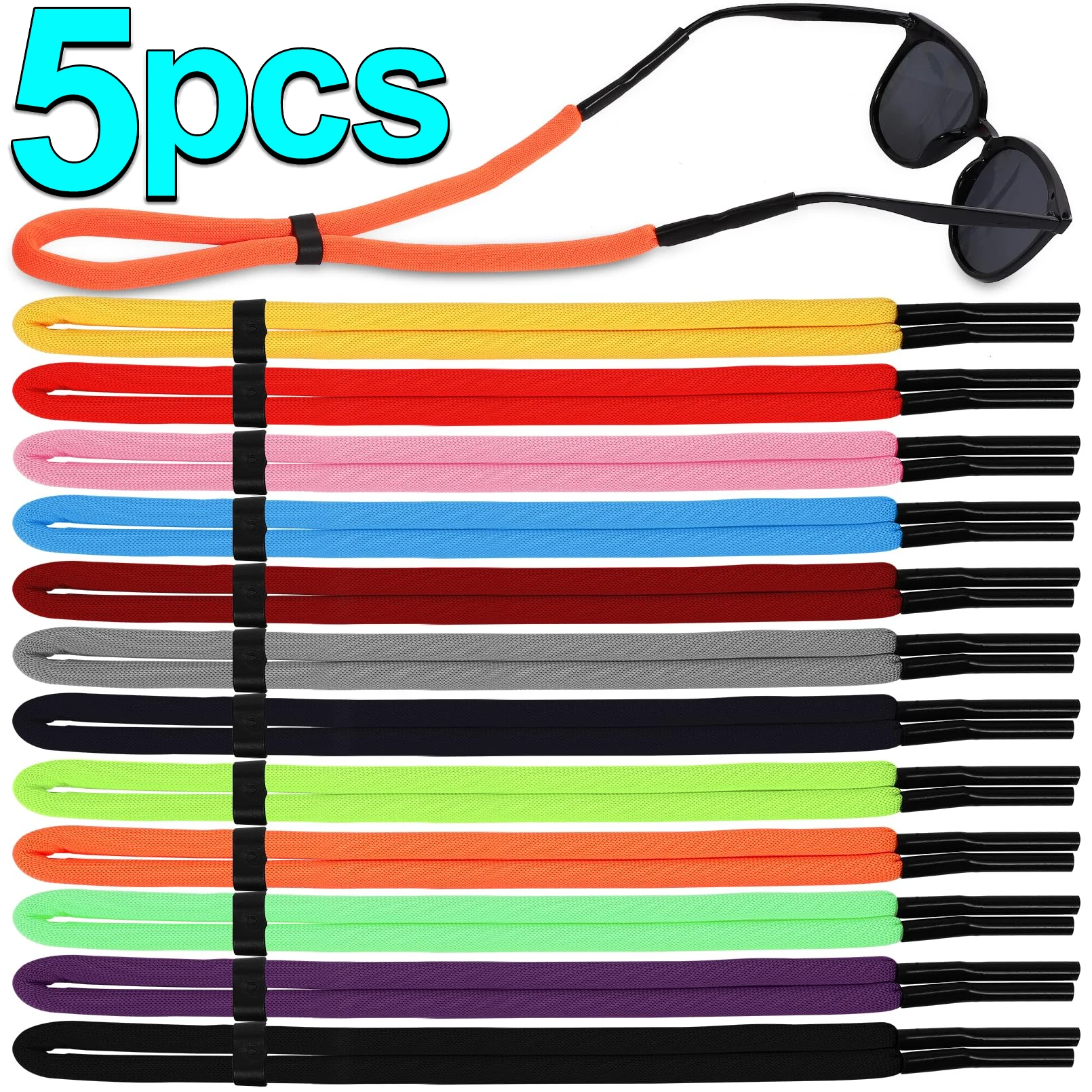 1-5Pcs-Floating-Foam-Rope-Chain-Sport-Glasses-Cord-Eyewear-Strap ...