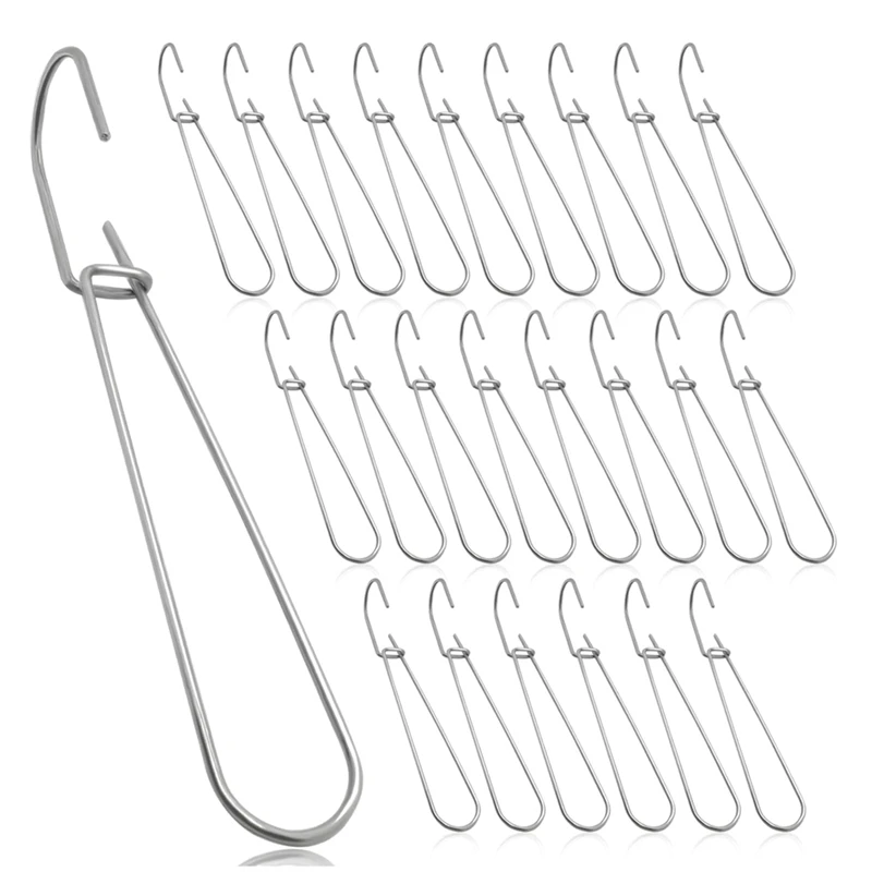24-Pcs-7-3-Inch-Metal-Pattern-Hooks-Sewing-Pattern-Making-Hanging ...
