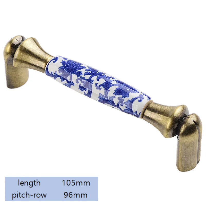 Blue and White Porcelain Ceramic Cabinet Handles - Grandisto.Com