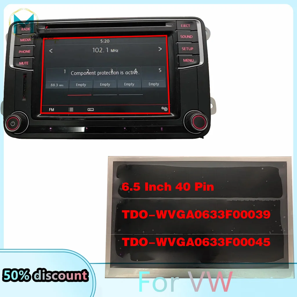 For-VW-MIB-2-200-680-682-STD2-ZR-Car-CD-Player-Navigation-Radio-New ...
