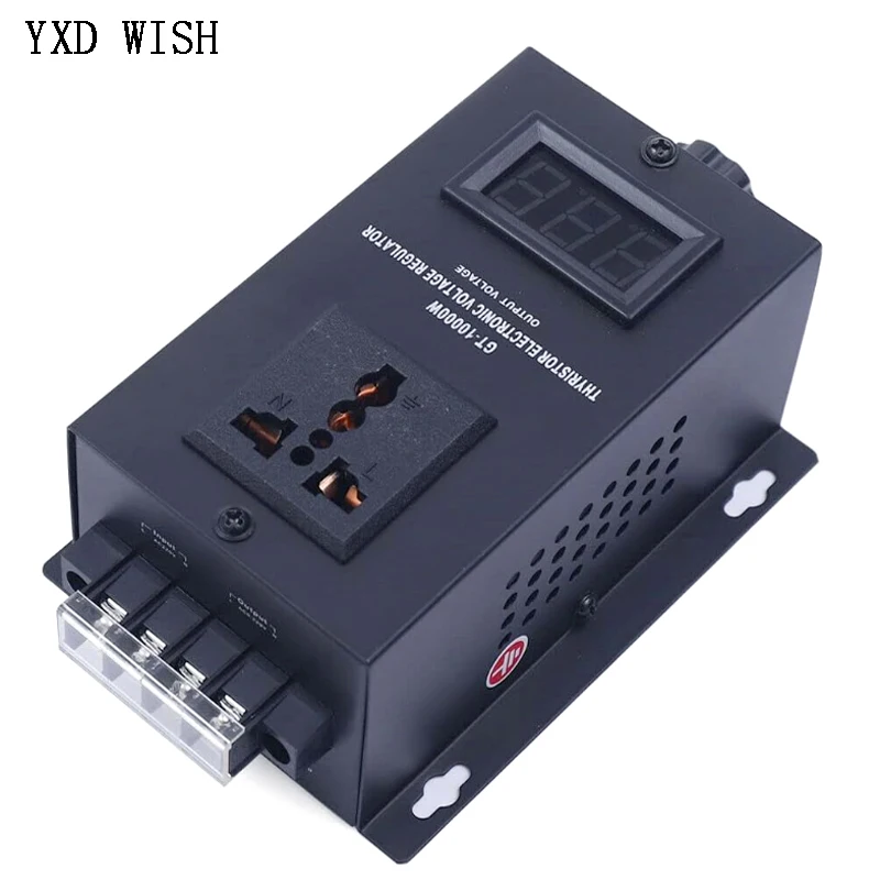 AC 220V 10000W SCR Electronic Voltage Regulator Adjustable Thyristor ...