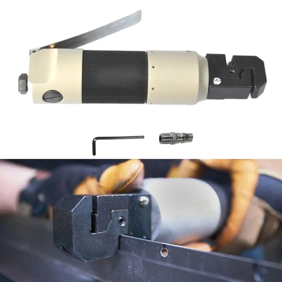Walfront Pneumatic Sheet Metal Puncher Air Hole Punch